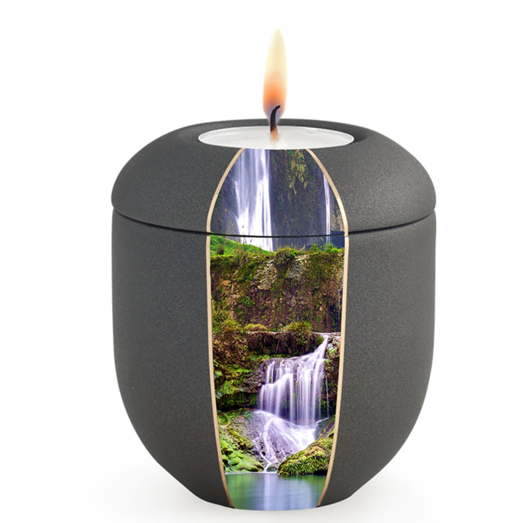 Mansfield Cremation Ashes Urn Waterfall Keepsake – Urns UK