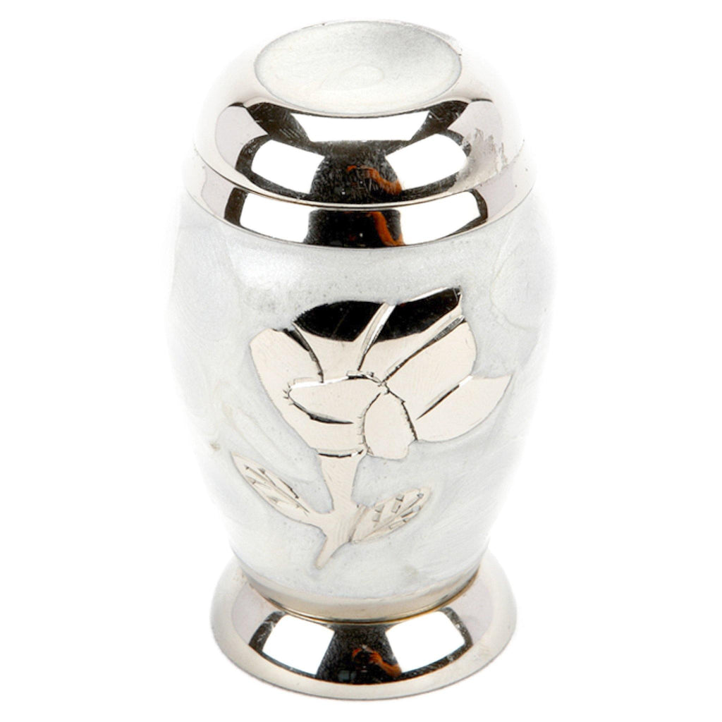 Crewe White Cremation Ashes Keepsake Mini Urn – Urns UK